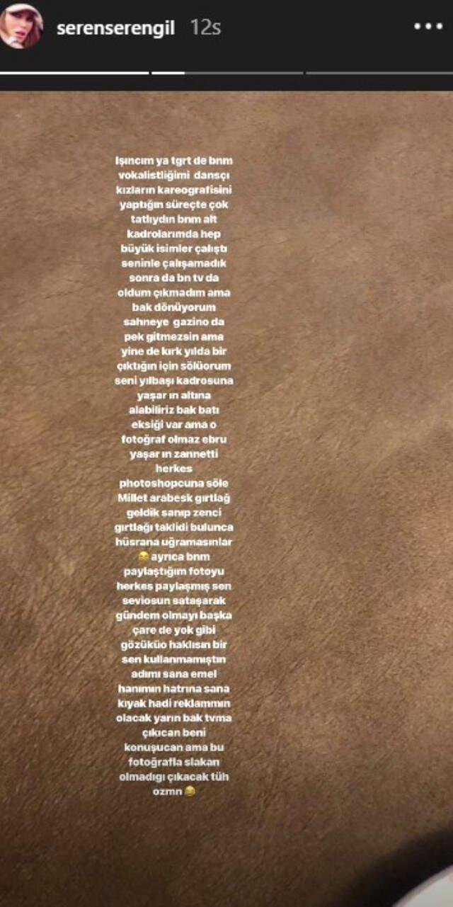 Seren Serengil ve Işın Karaca Müzik Kariyerleri Hakkında Sosyal Medyada Birbirine Girdi - Son Dakika