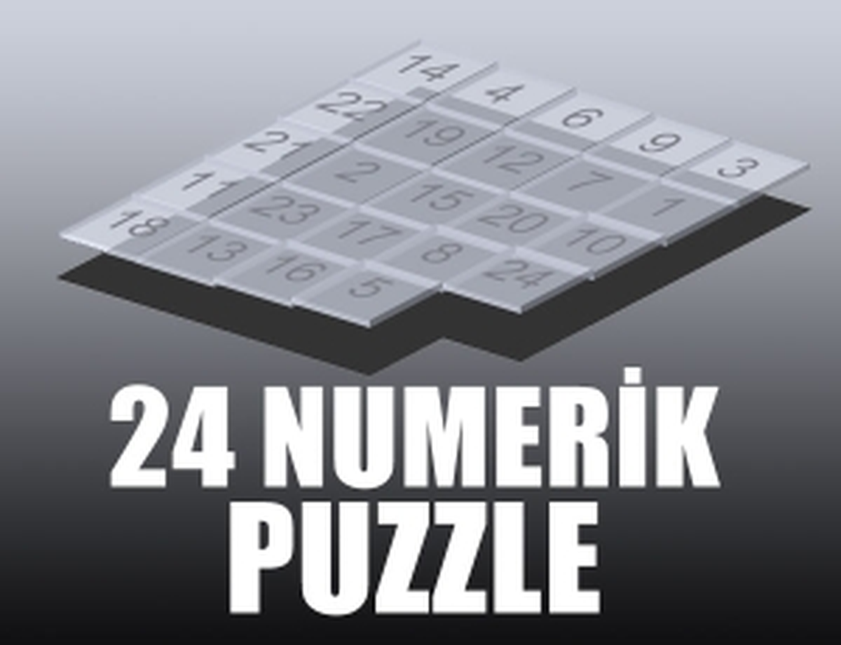 24 Numerik Puzzle Oyunu - Son Dakika