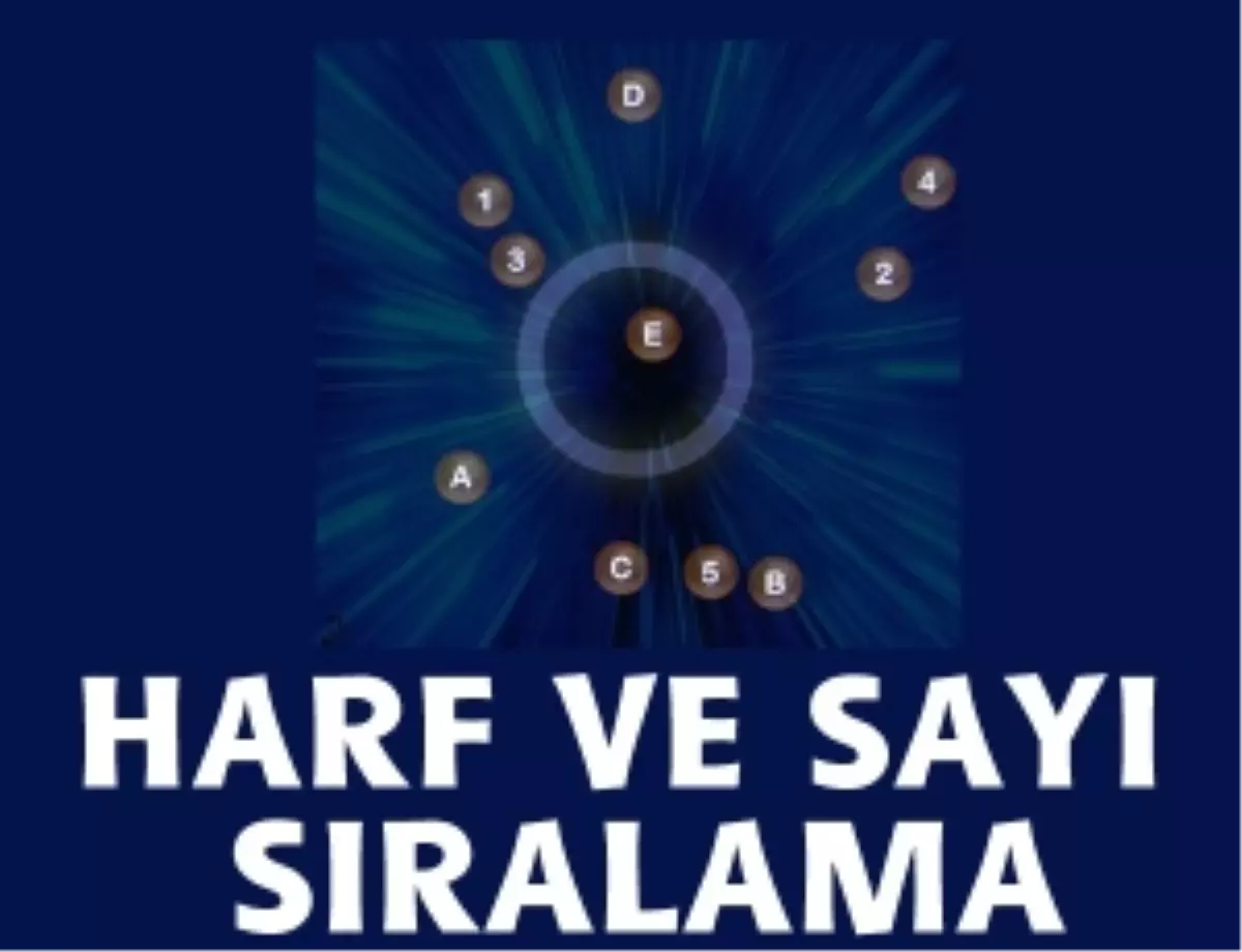 Harf Ve Sayı Sıralama Oyunu - Son Dakika