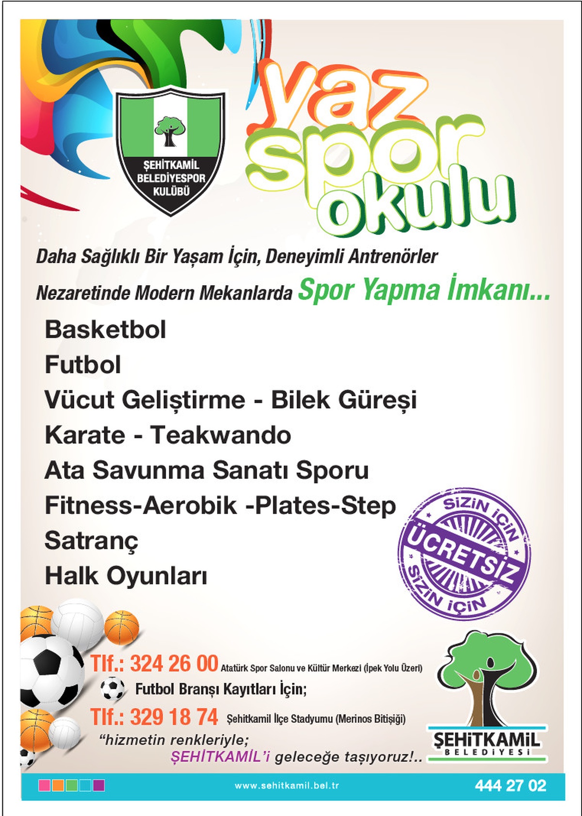 Şehitkamil'de Yaz Spor Okulu Kayıtları Start Aldı - Haberler
