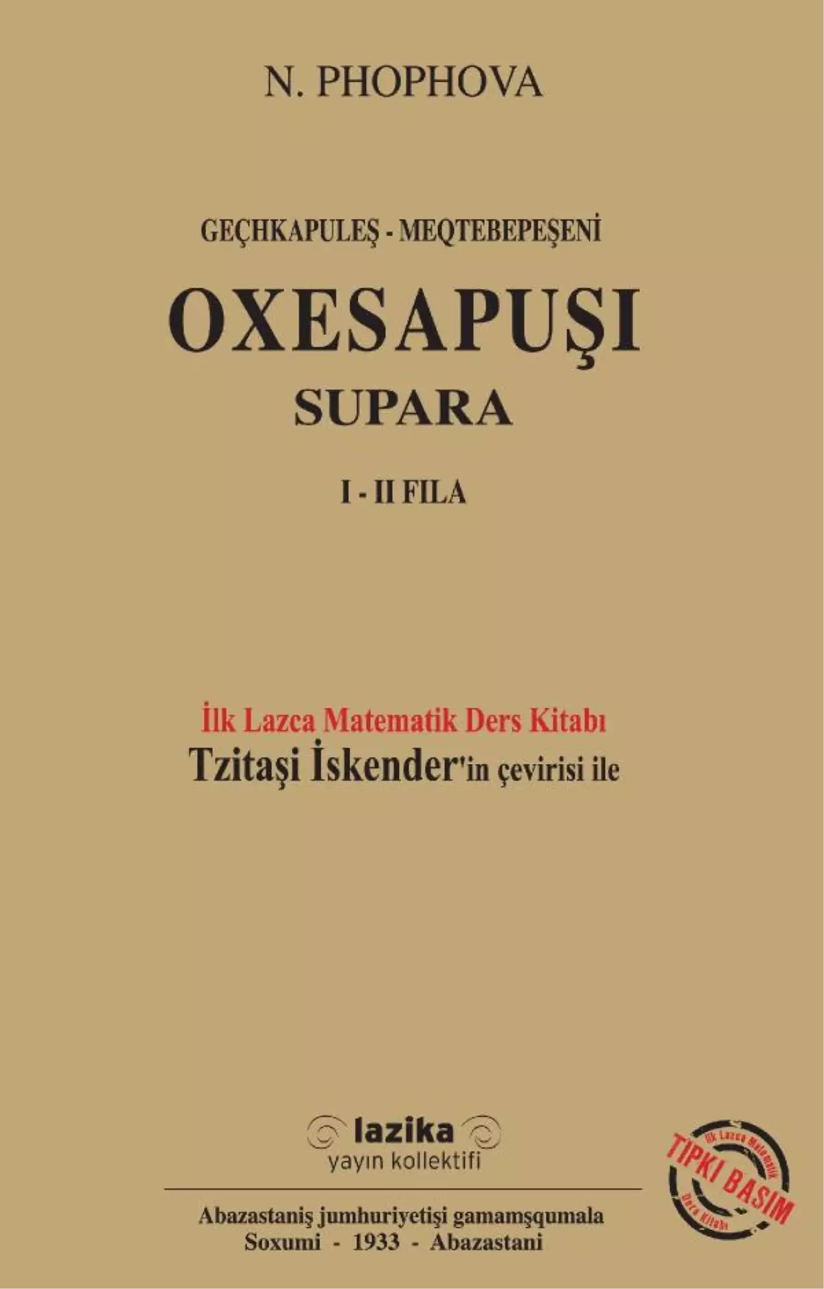 İlk Lazca Matematik Ders Kitabı - Son Dakika