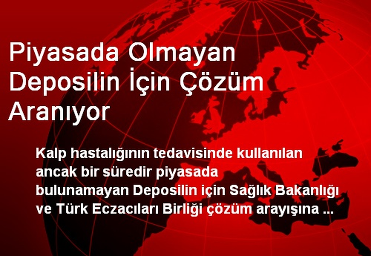 Piyasada Olmayan Deposilin İçin Çözüm Aranıyor - Haberler