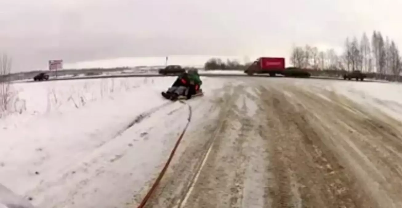 160 Km Hızla Kızak Yaptılar - Son Dakika