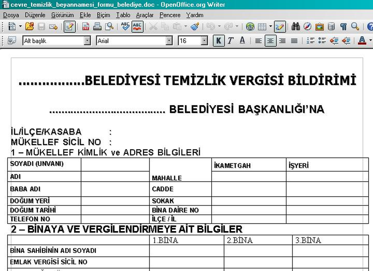 Tarsus Belediyesinden Emlak ve Çevre Temizlik Vergisi Uyarısı - Son Dakika