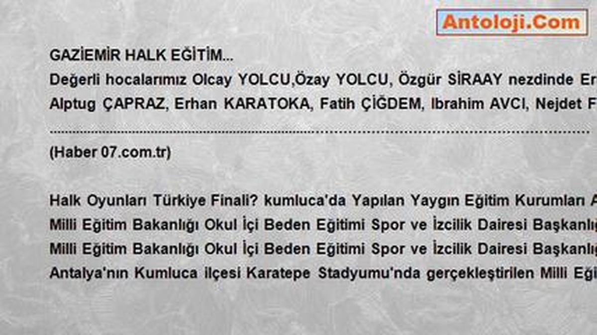 Recai Mert - Sibel - Son Dakika