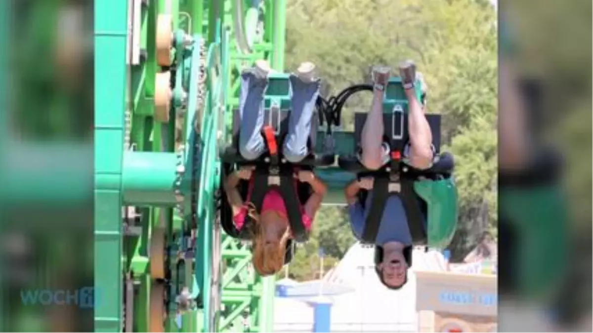Scary! Six Flags Ride Breaks Down & Passengers Have To Walk To Safety ...