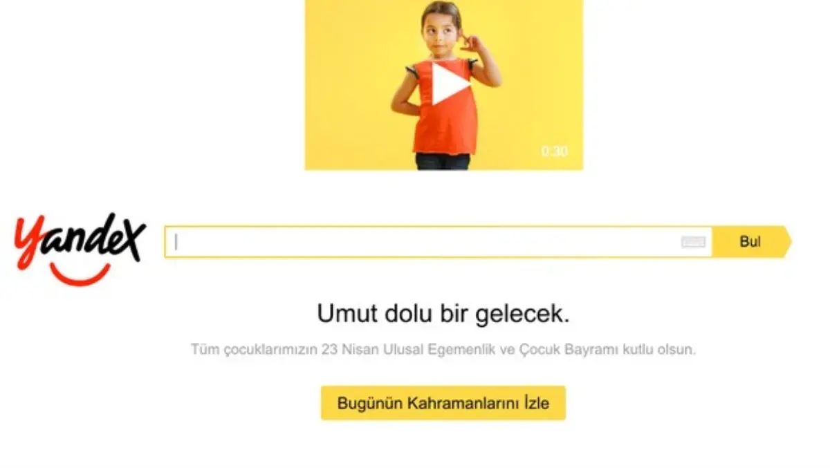 23 Nisan'da Yandex'te Cevapları Çocuklar Veriyor - Son Dakika