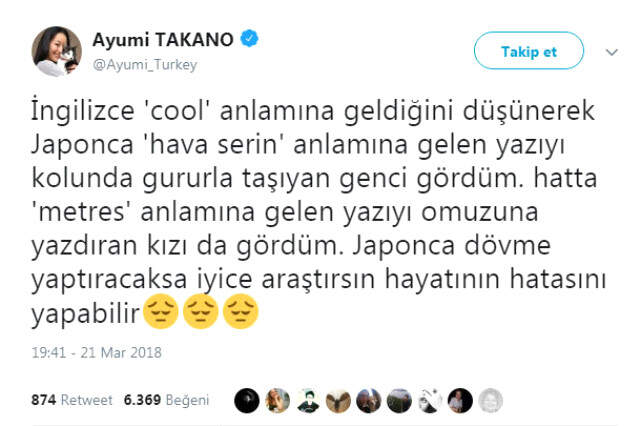 Japon Oyuncudan Dövme Uyarısı: Koluna Metres Yazdıran Kız Gördüm - Son ...