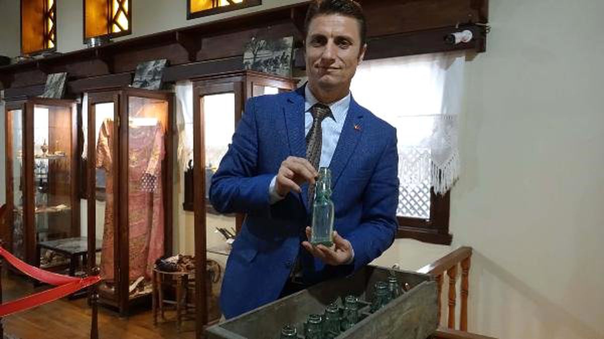 1930'lu Yıllardan Bilyeli Gazoz Şişesi Müzede Sergileniyor - Son Dakika