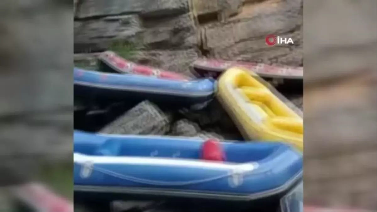 Rafting bölgesinde intihar teşebbüsüne şişme botlu önlem - Son Dakika
