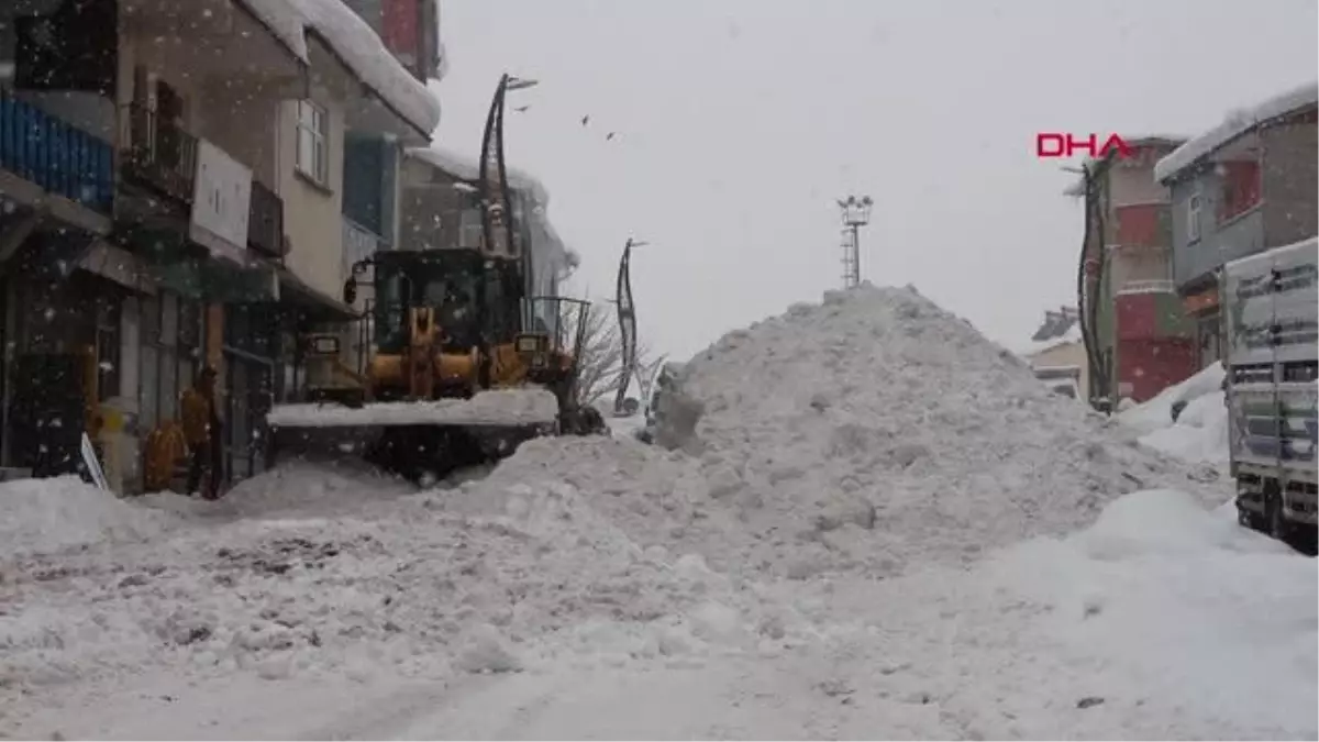 KARLIOVA'DAKİ KAR YIĞINLARI KAMYONLARLA ŞEHİR DIŞINA TAŞINIYOR - Son Dakika