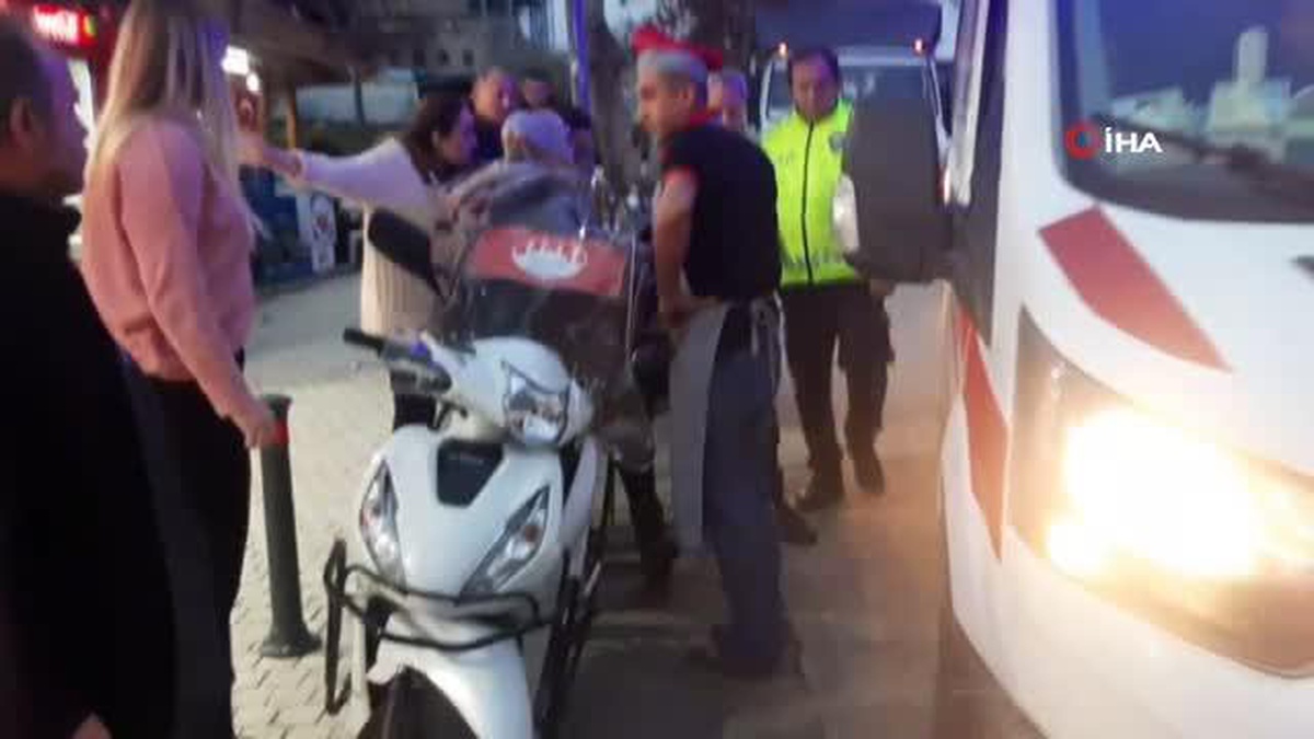 Edirne'de motosikletten düşen kurye yaralandı - Haberler