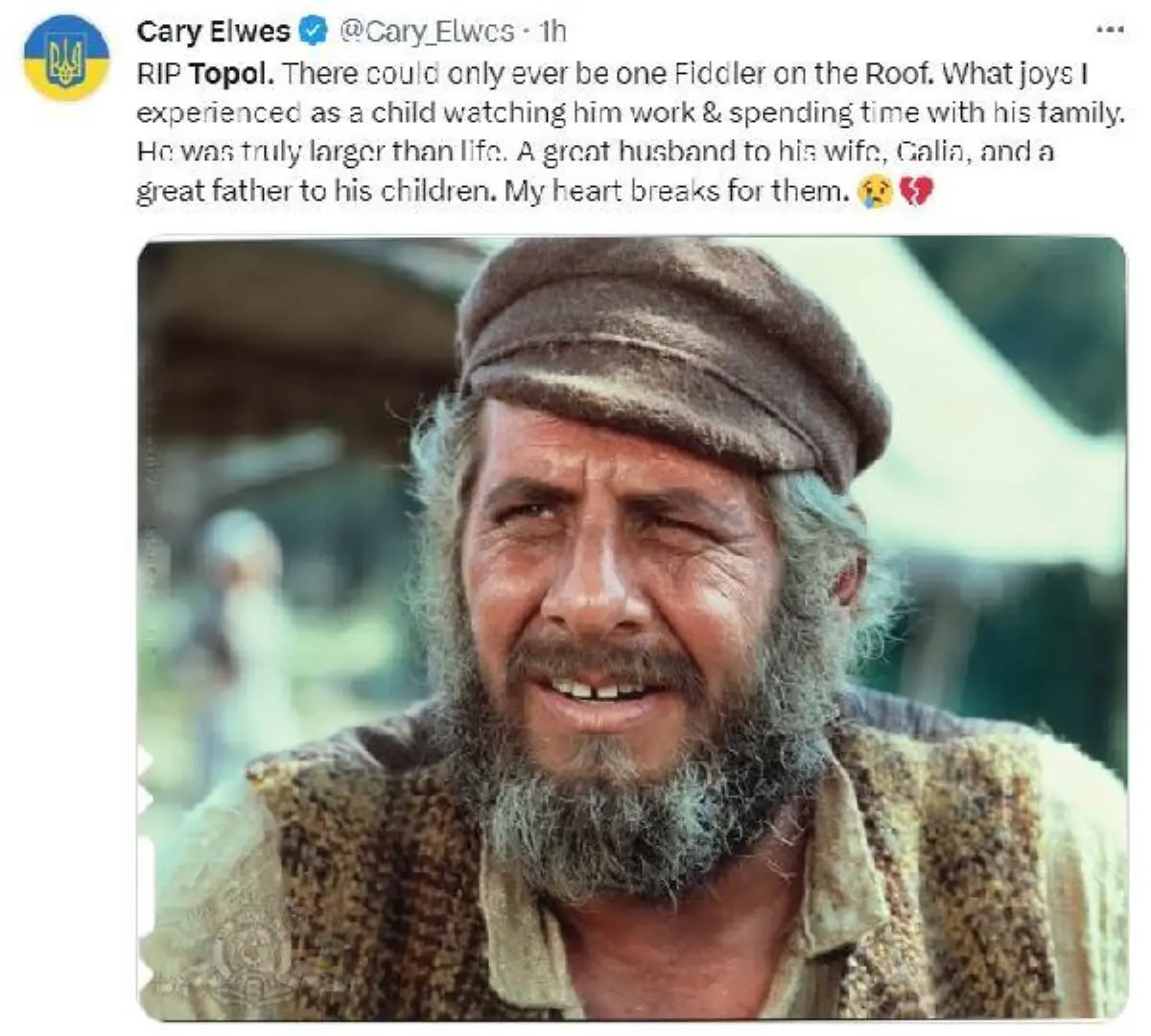 Damdaki Kemancı filminin ünlü aktörü Topol, hayata veda etti - Son Dakika