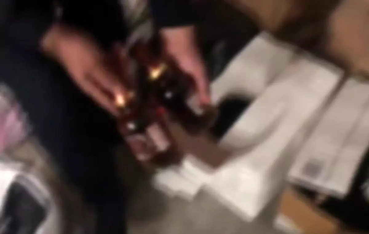 Gaziantep'te 274 şişe sahte alkol ile 35 litre etil alkol ele geçirildi ...