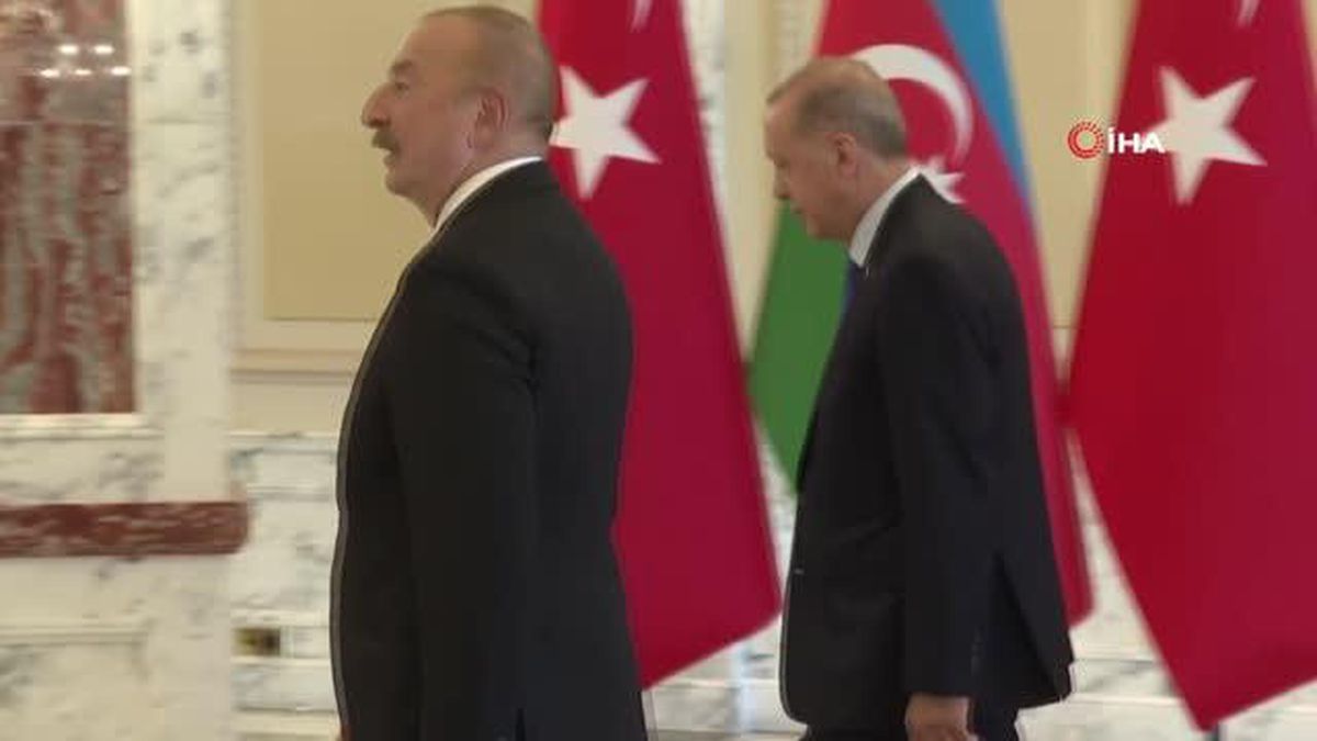 Cumhurbaşkanı Erdoğan, Aliyev ile baş başa görüştü - Haberler