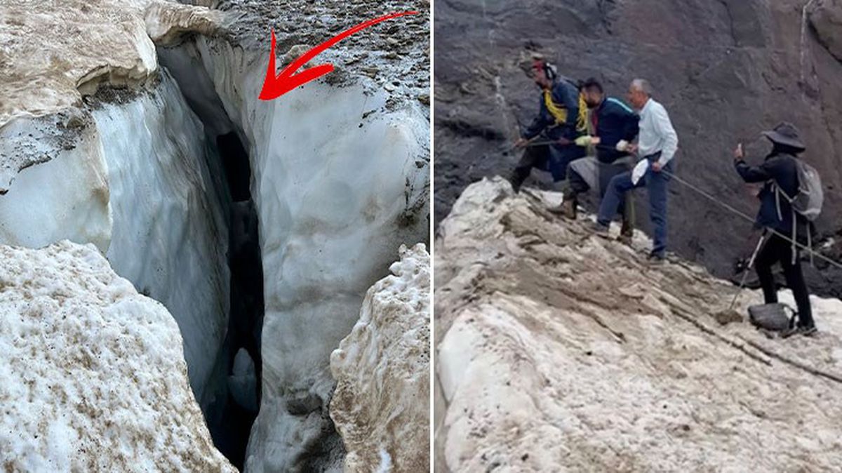 Cilo Dağı'nda dehşet veren olay! Buzulların arasına düşen 2 kişi ...