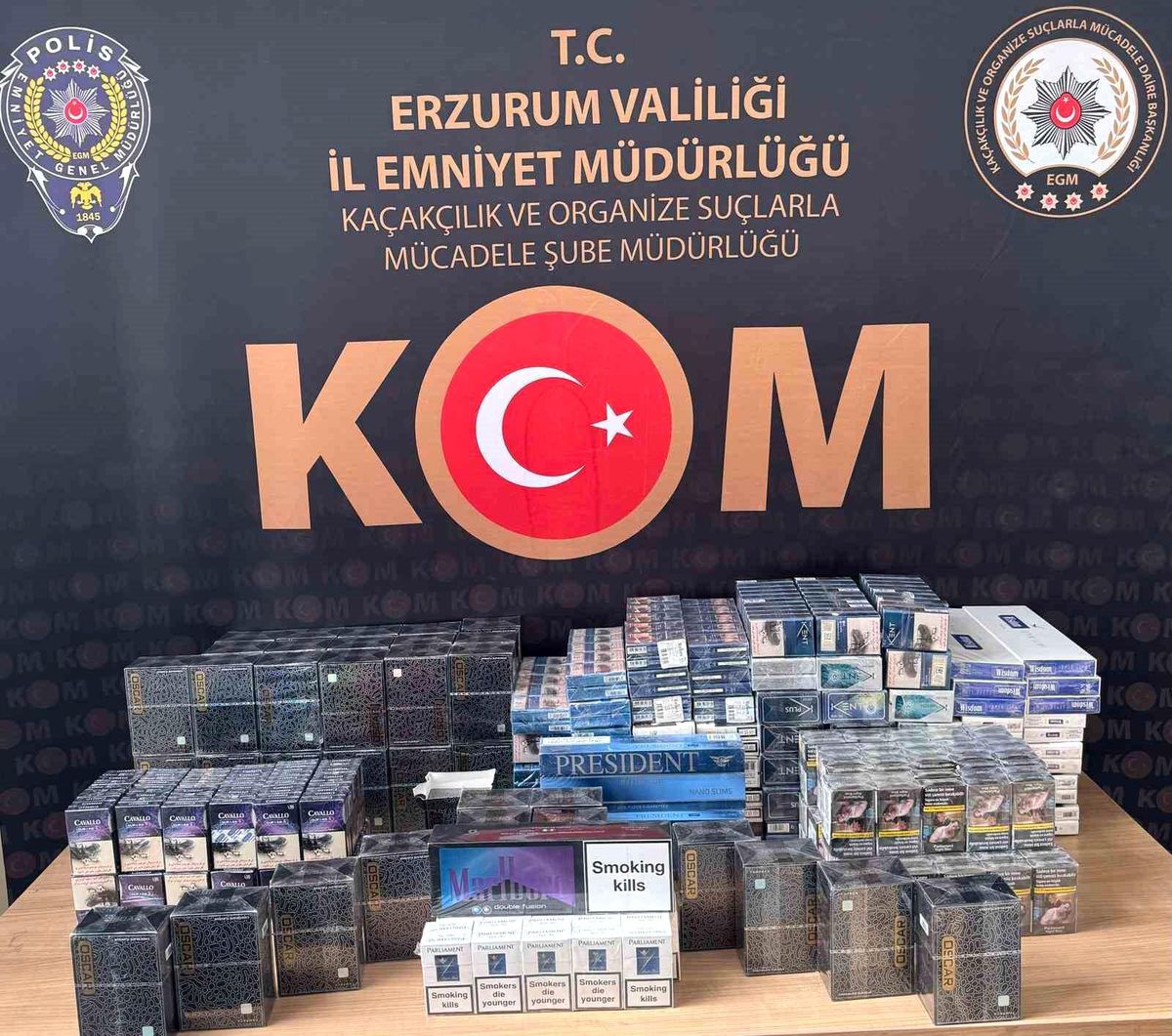 Erzurum Polisi 645 Paket Kaçak Sigara Ele Geçirdi - Haberler