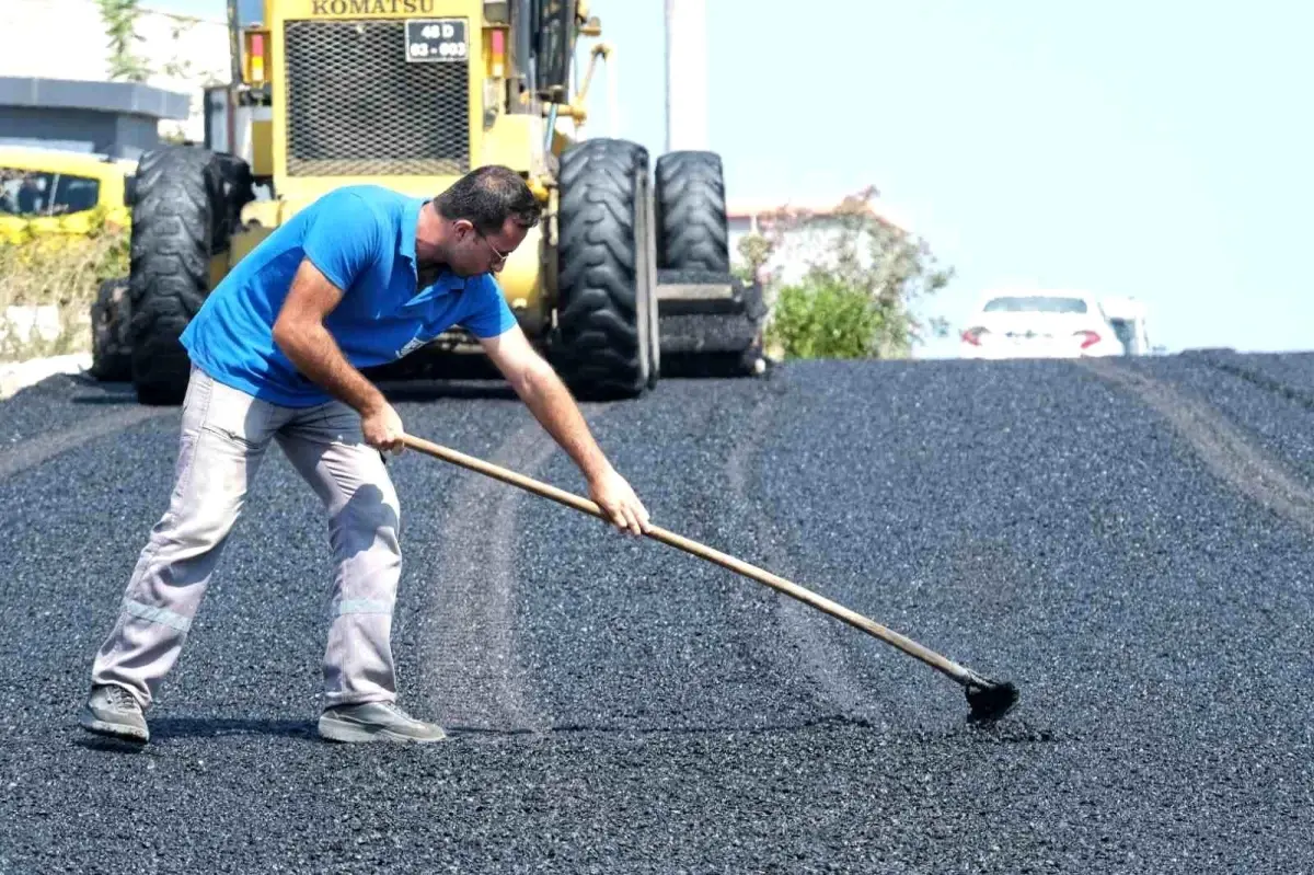 Bodrum Belediyesi 2024 yılında 14 bin 400 ton asfalt serimi ...