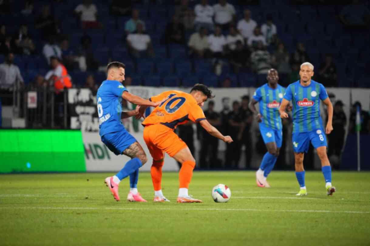 Çakur Rizespor ile RAMS Başakşehir, Süper Lig'in ilk haftasında 1-1 ...