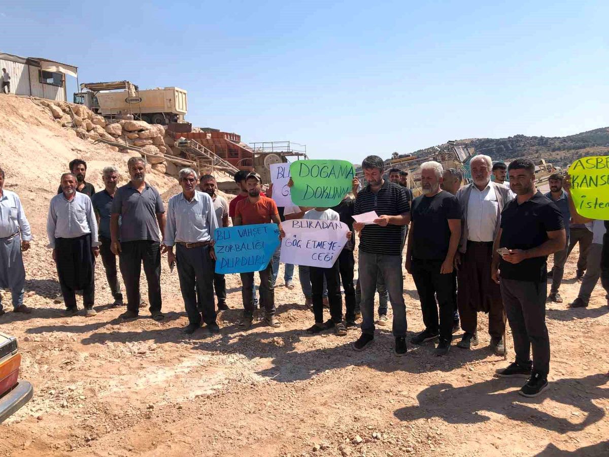 Adıyaman'da Köylüler Taş Ocağına Karşı Eylem Yaptı - Son Dakika