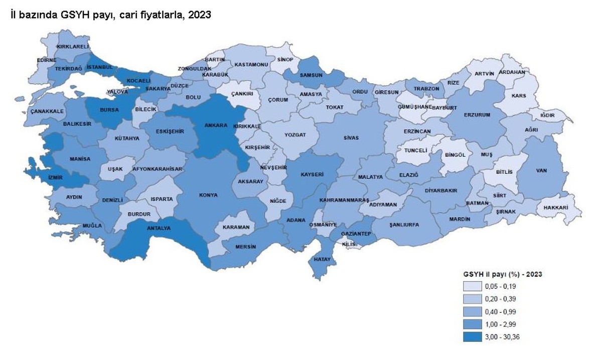 İstanbul 2023'te En Yüksek Gayrisafi Yurt İçi Hasılaya Ulaştı - Son Dakika