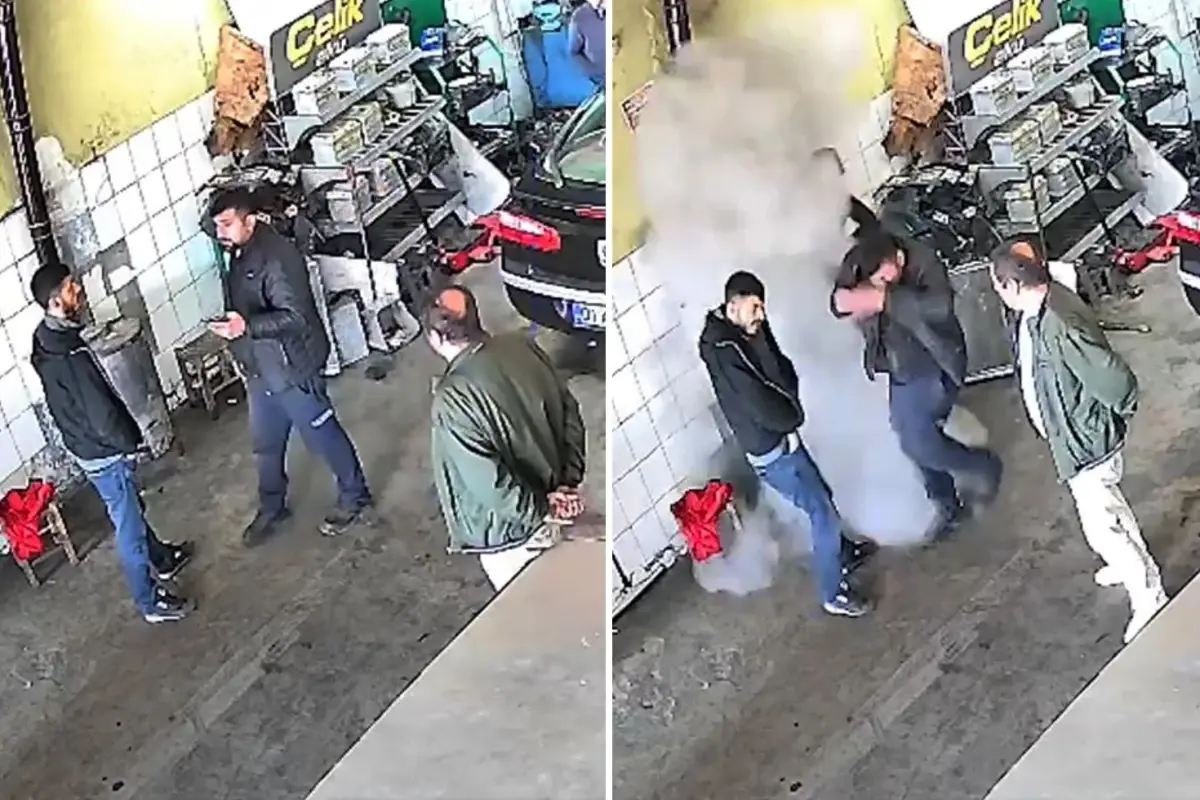 Çırağın sobaya attığı hava yastığı bomba gibi patladı - Son Dakika