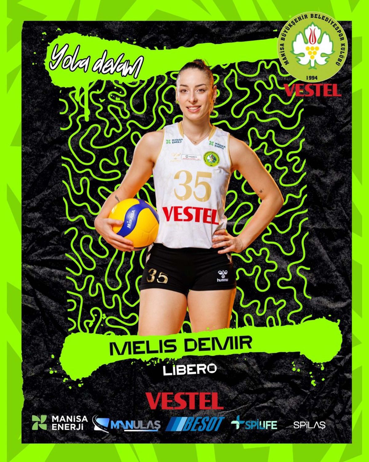 Manisa BBSK, Melis Demir ile Sözleşme Yeniledi - Son Dakika