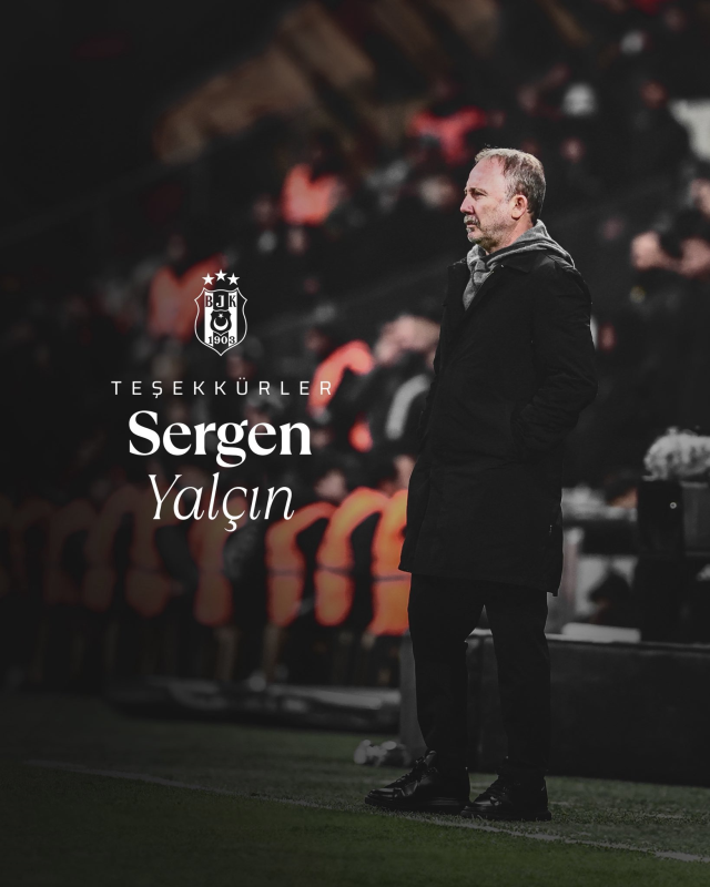 Beşiktaş'ta Sergen Yalçın ile yollar ayrıldı! İşte ilk sözleri - Son Dakika