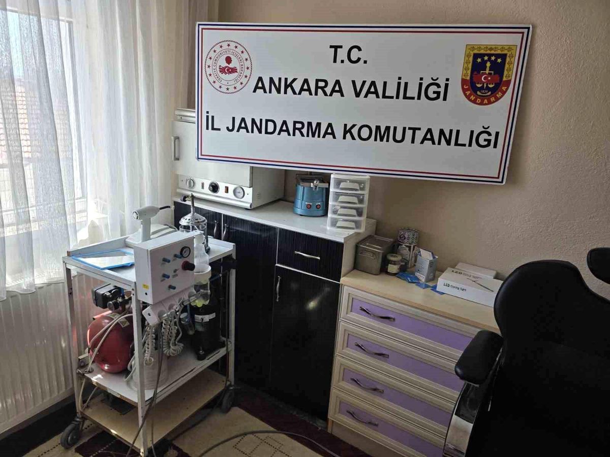 Ankara'da kaçak diş tedavisi operasyonu - Son Dakika