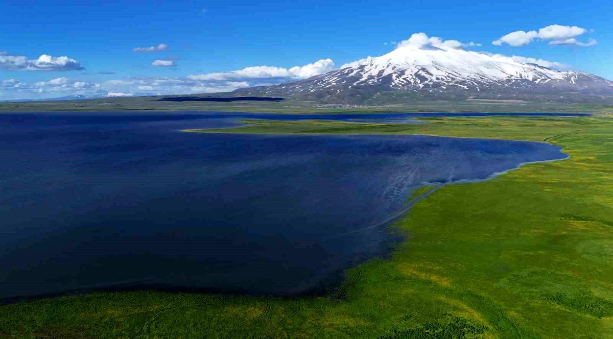 Cil Gölü'nün Eşsiz Manzarası Havadan Görüntülendi - Son Dakika